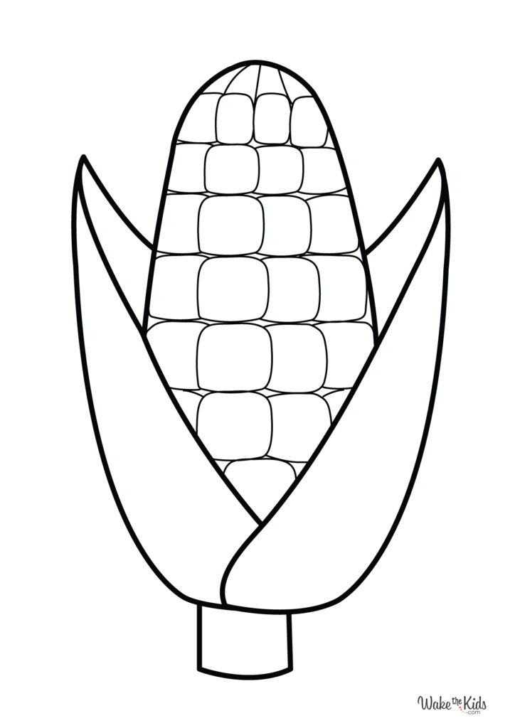 Corn Coloring Pages (Free Printable PDFs) | WakeTheKids