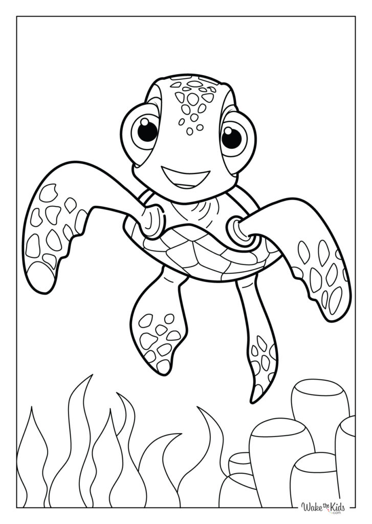 Finding Nemo Coloring Pages (Free Printable PDFs) | WakeTheKids