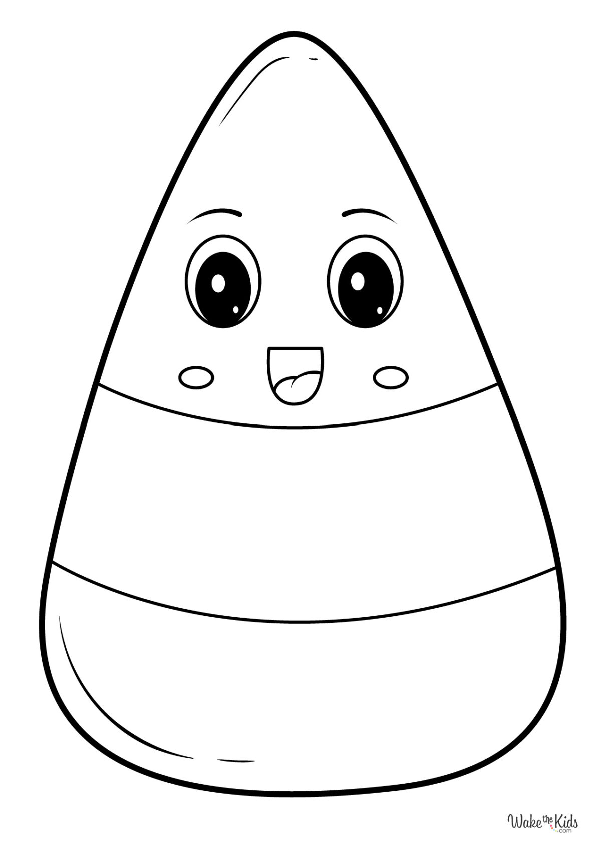 Candy Corn Coloring Pages (Free Printable PDFs) | WakeTheKids