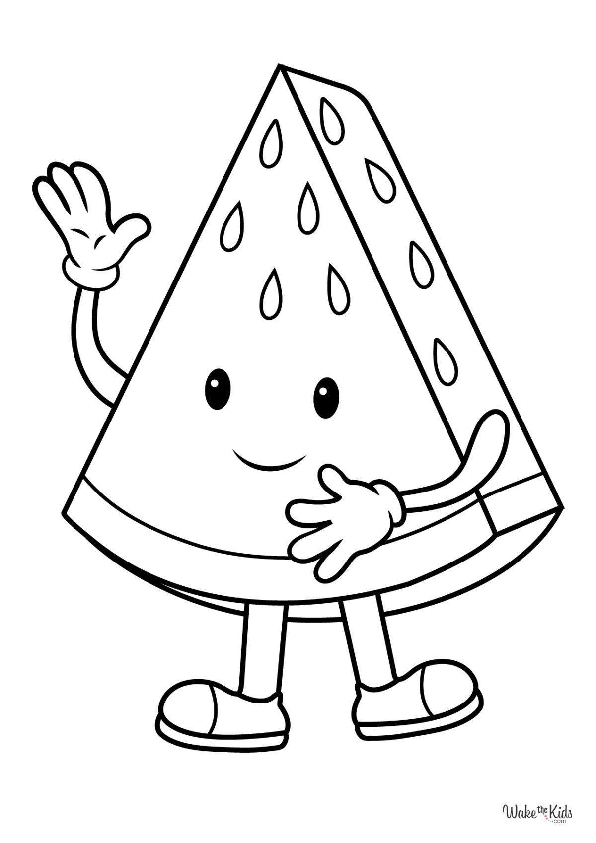 Watermelon Coloring Pages (Free Printable PDFs) | WakeTheKids