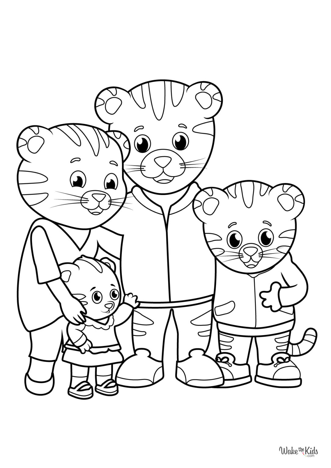 Daniel Tiger's Neighborhood Coloring Pages (Free Printable PDFs ...