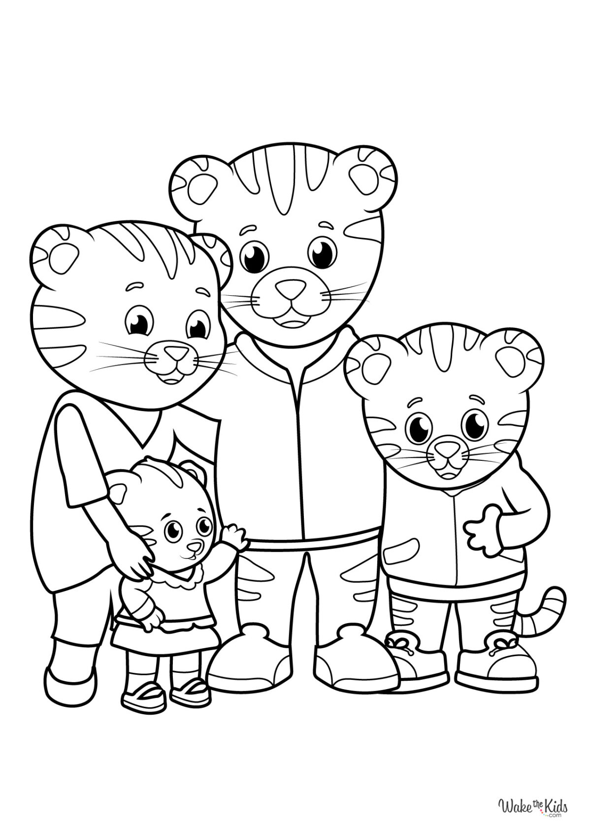 Daniel Tiger's Neighborhood Coloring Pages (Free Printable PDFs ...