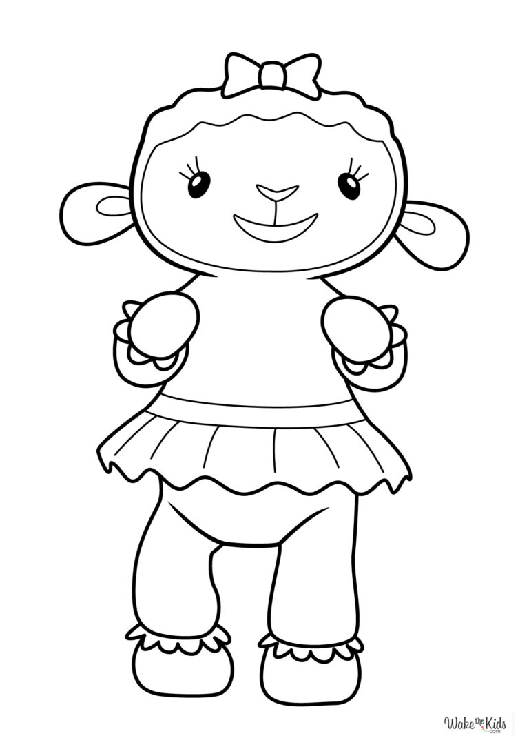 Doc McStuffins Coloring Pages (Free Printable PDFs) | WakeTheKids