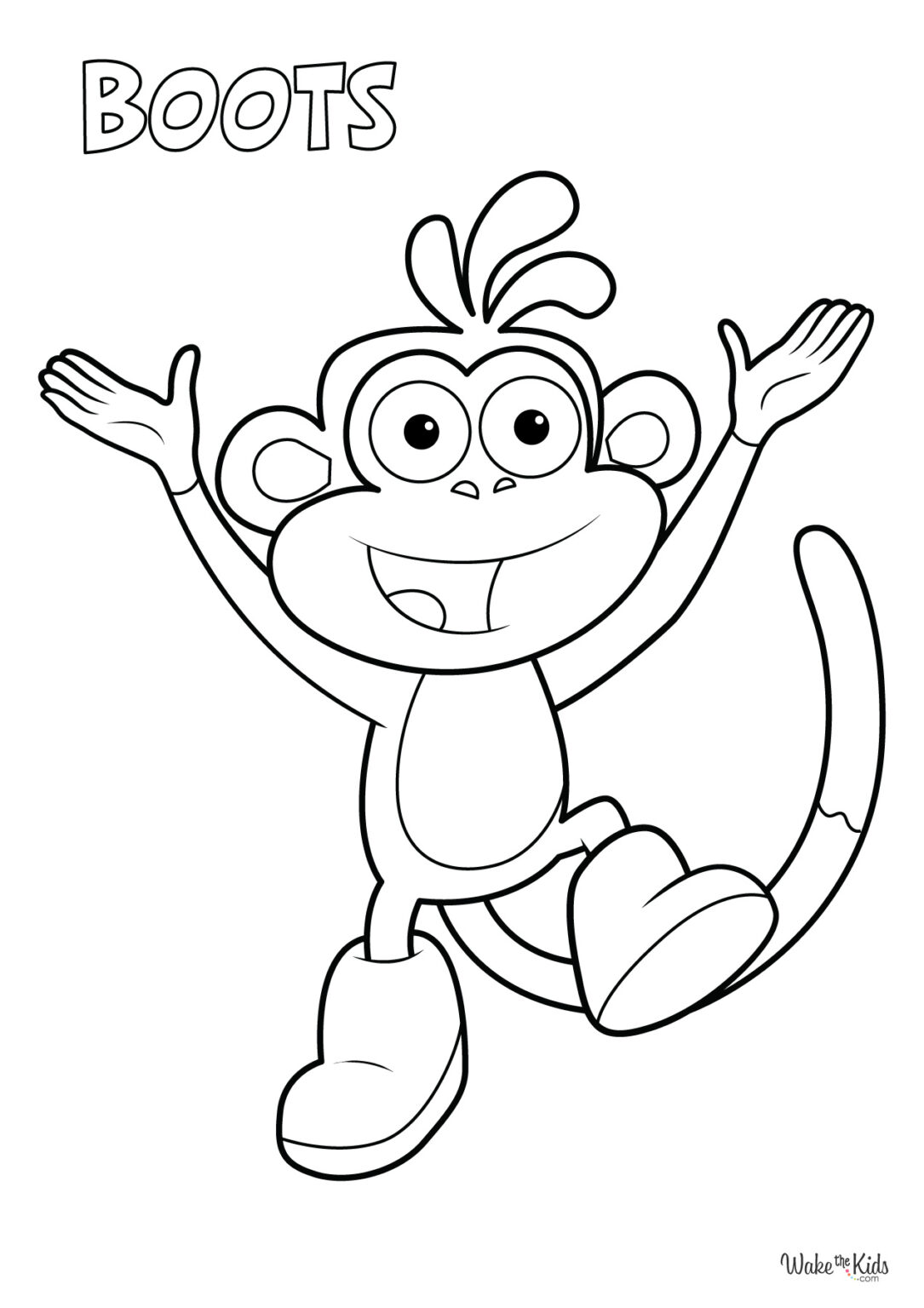 Dora the Explorer Coloring Pages (Free Printable PDFs) | WakeTheKids