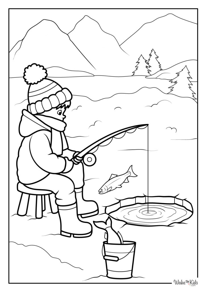 Fishing Coloring Pages (Free Printable PDFs) | WakeTheKids