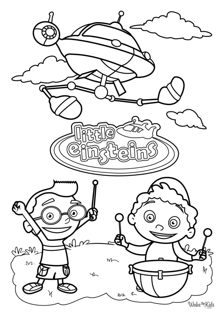 Little Einsteins Coloring Pages (Free Printable PDFs) | WakeTheKids