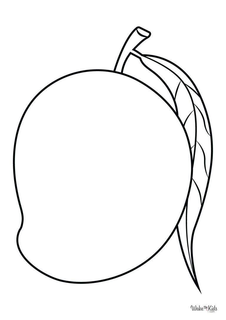Mango Coloring Pages (Free Printable PDFs) | WakeTheKids