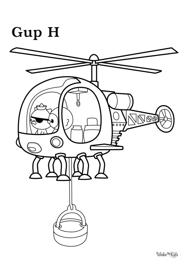 Octonauts Coloring Pages (Free Printable PDFs) | WakeTheKids