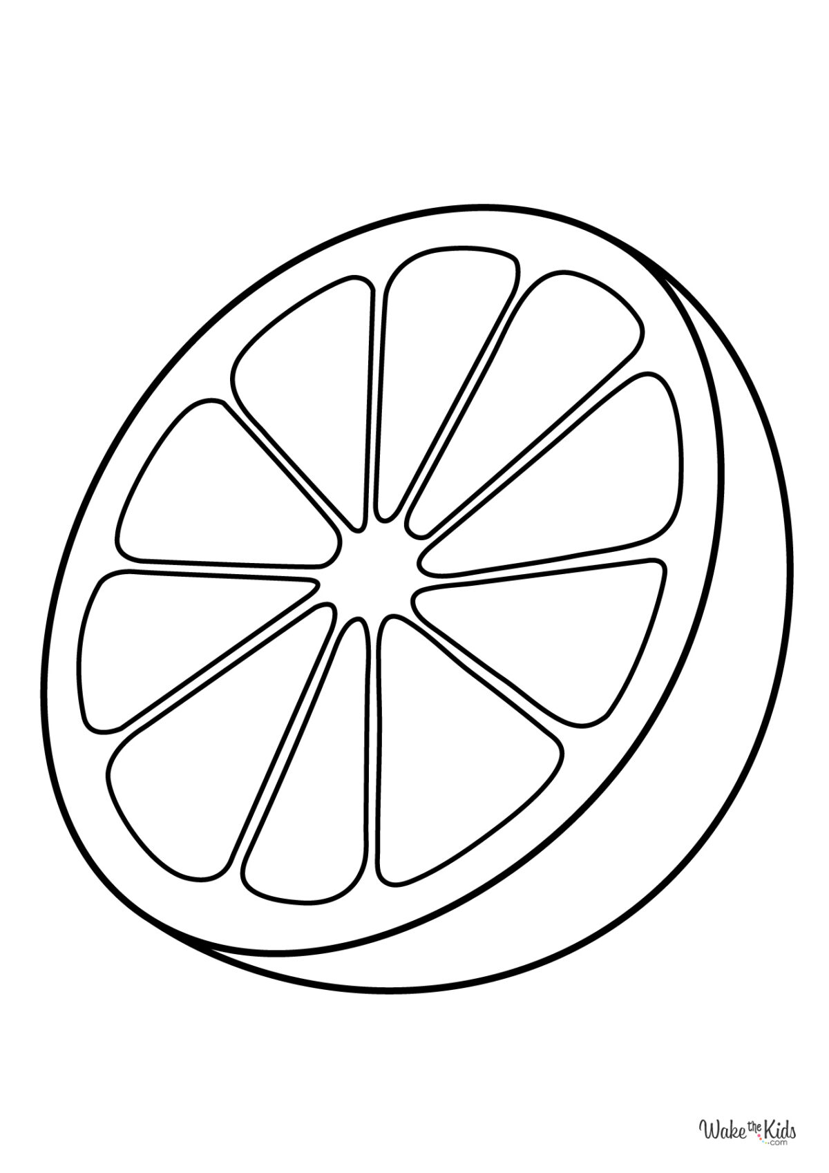 Orange Coloring Pages (Free Printable PDFs) | WakeTheKids