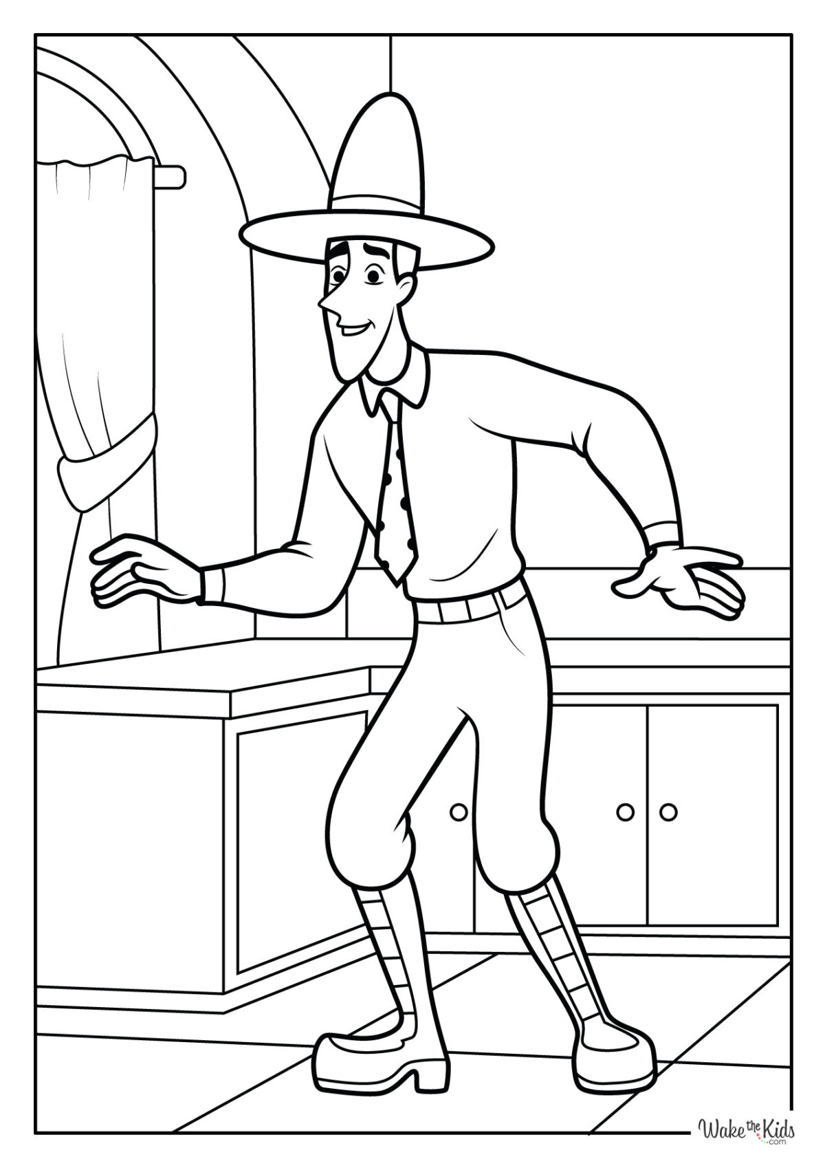 Curious George Coloring Pages (Free Printable PDFs) | WakeTheKids