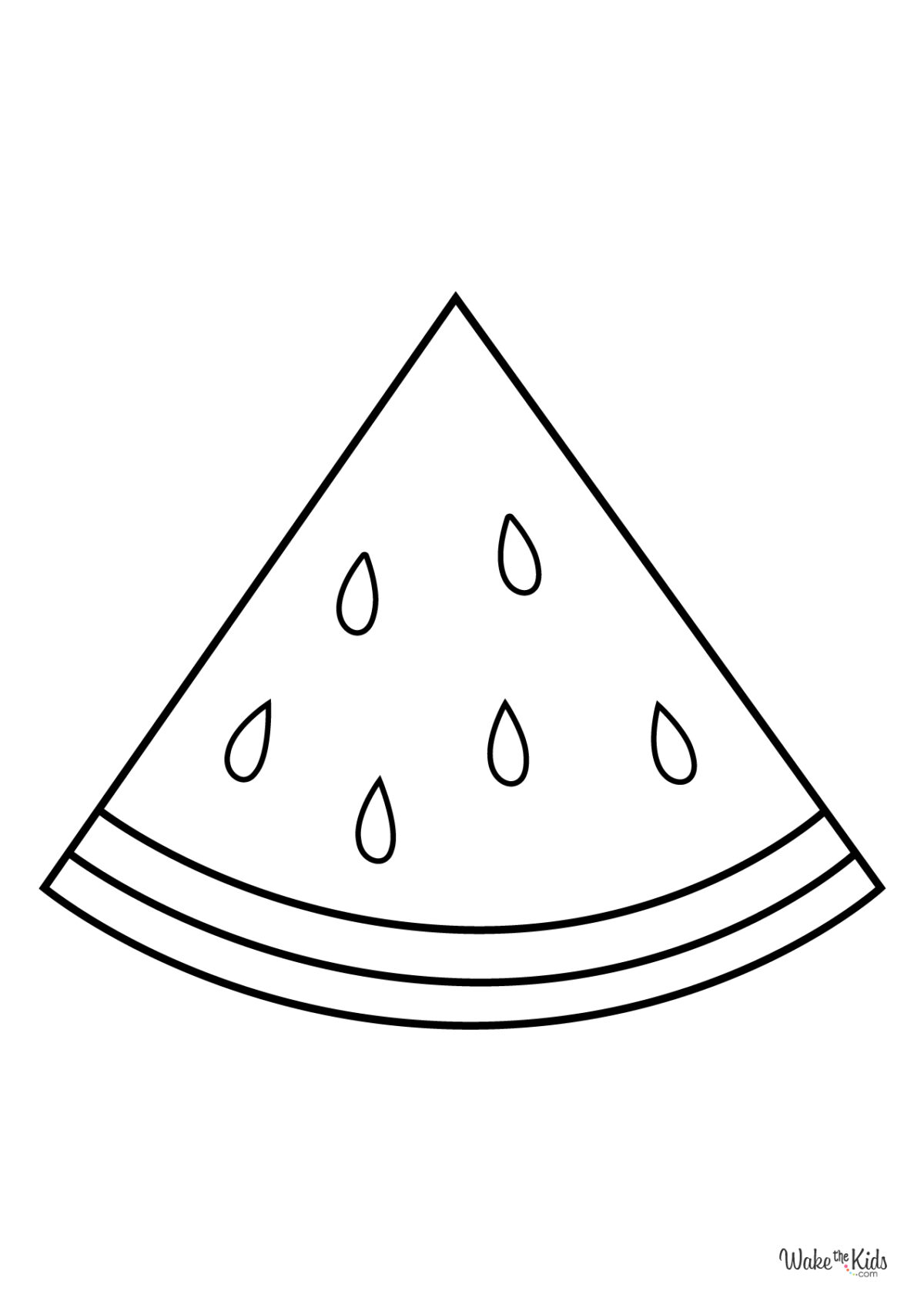 Watermelon Coloring Pages Free Printable Pdfs Wakethekids