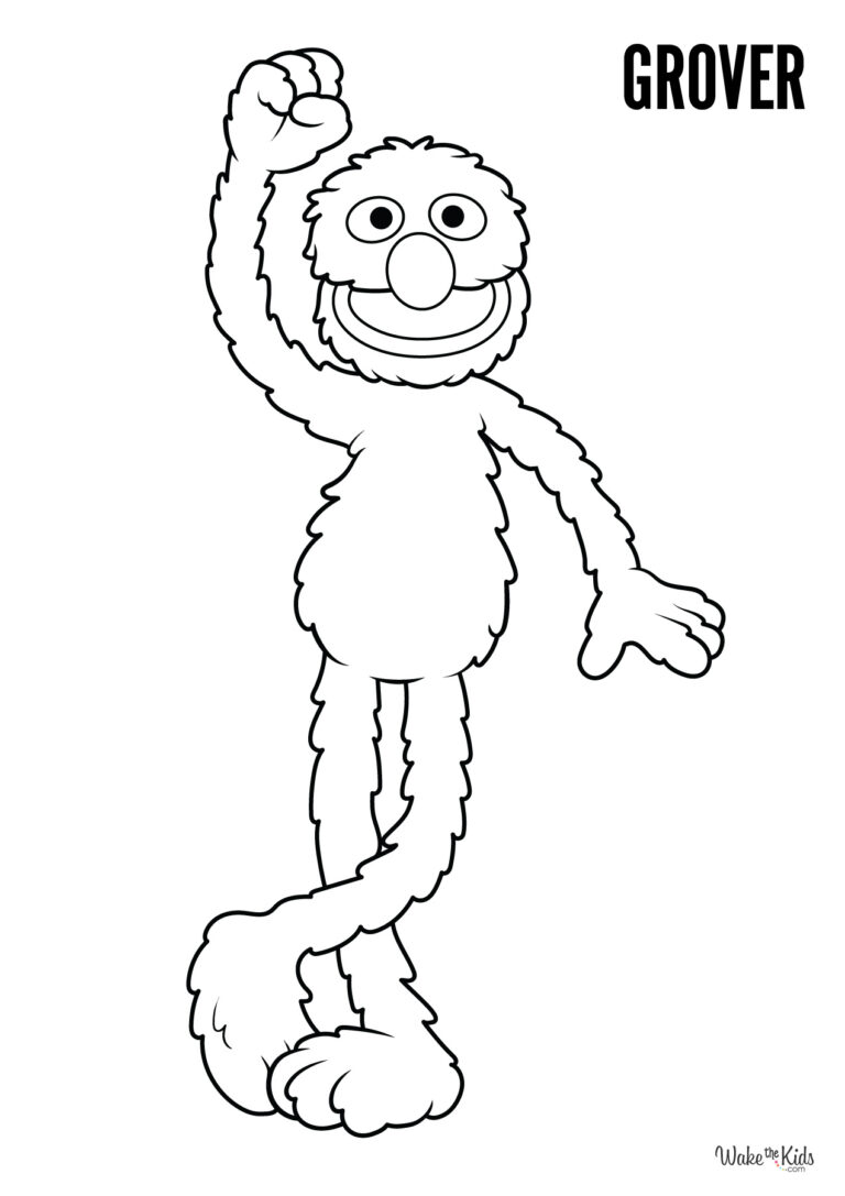Sesame Street Coloring Pages (Free Printable PDFs) | WakeTheKids