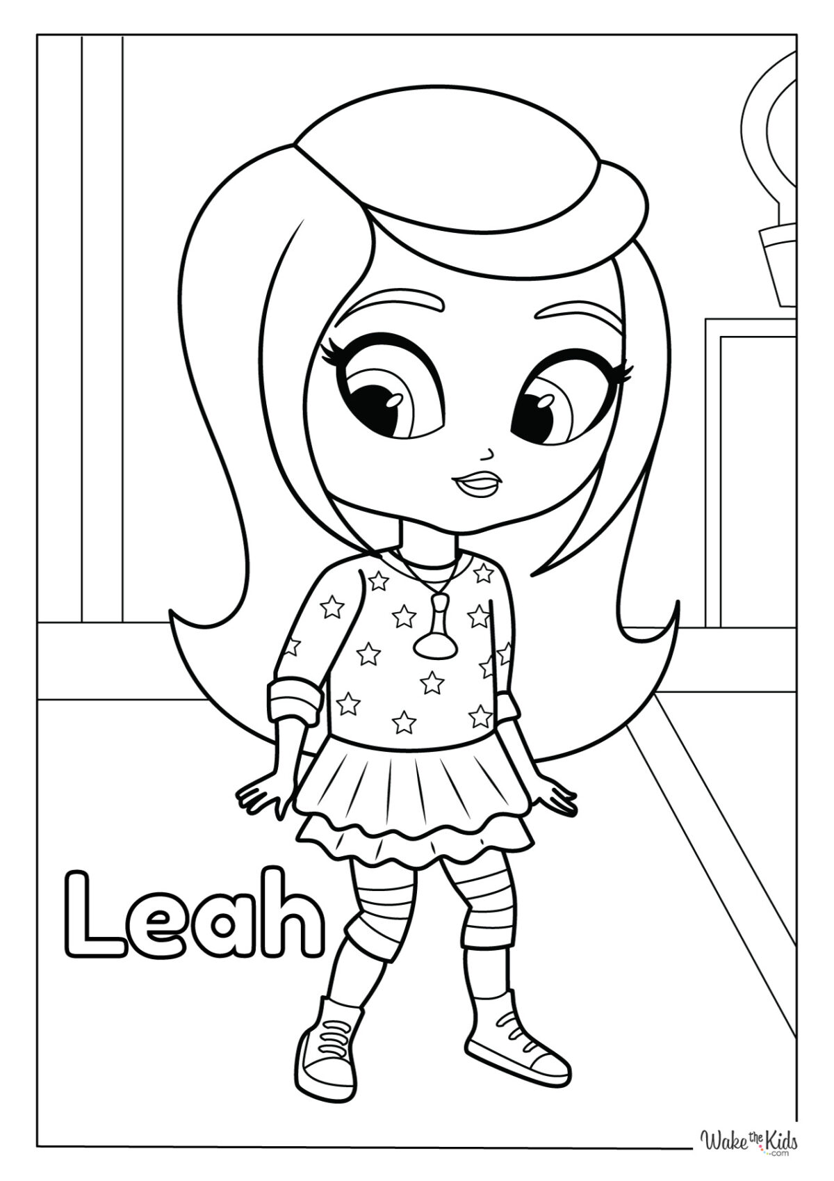 Shimmer and Shine Coloring Pages (Free Printable PDFs) | WakeTheKids