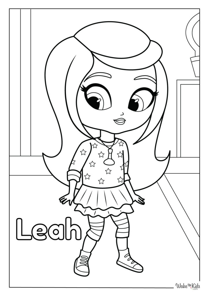 Shimmer and Shine Coloring Pages (Free Printable PDFs) | WakeTheKids