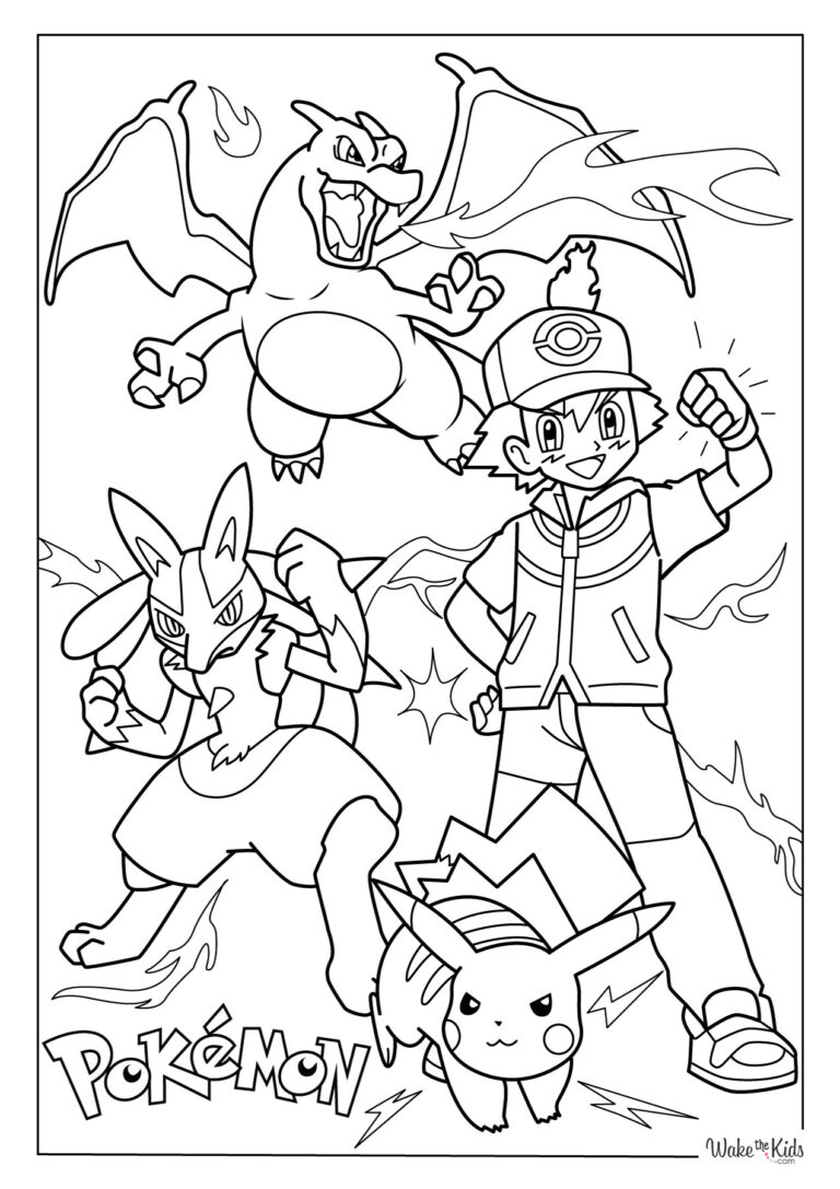Pokémon Coloring Pages (Free Printable PDFs) | WakeTheKids