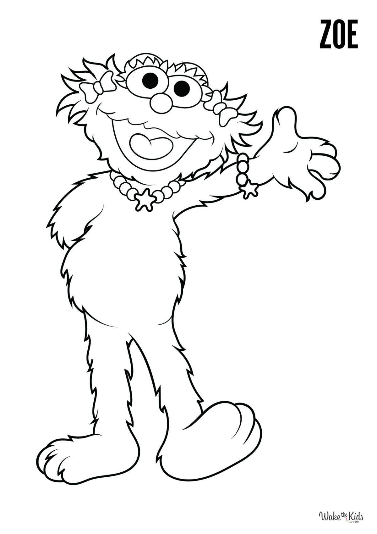 Sesame Street Coloring Pages (Free Printable PDFs) | WakeTheKids