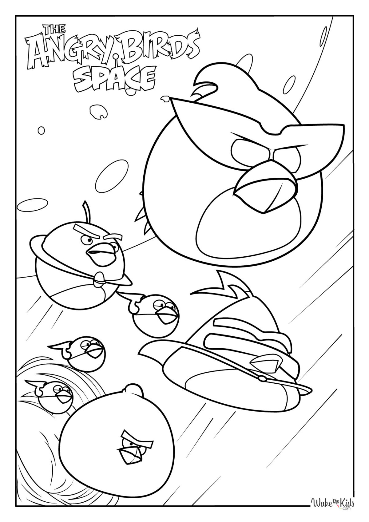 Angry Birds Coloring Pages (Free Printable PDFs) | WakeTheKids