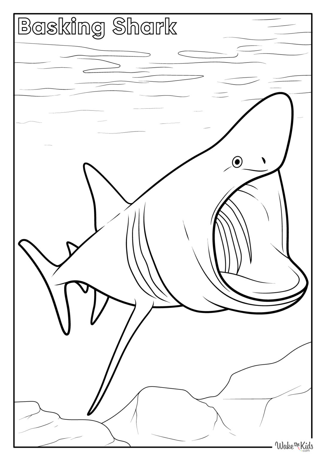 Shark Coloring Pages (Free Printable PDFs) | WakeTheKids