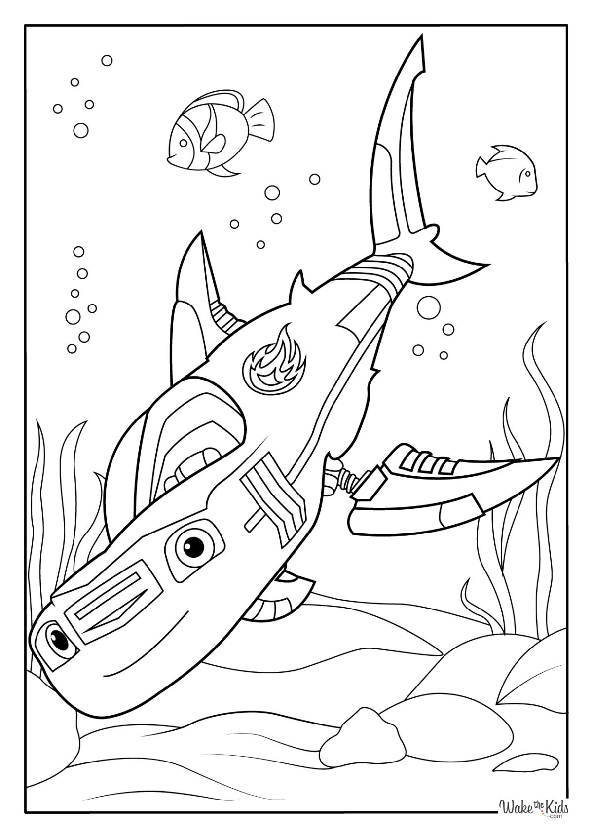 Blaze and the Monster Machines Coloring Pages (Free Printable PDFs ...
