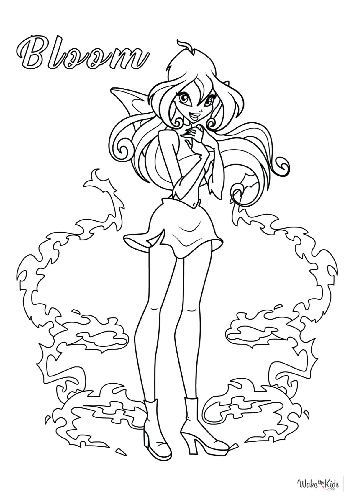Winx Club Coloring Pages (Free Printable PDFs) | WakeTheKids
