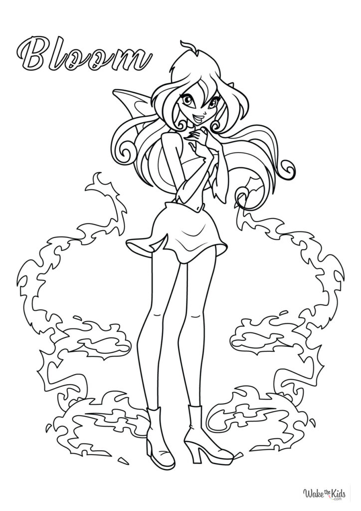 Winx Club Coloring Pages (Free Printable PDFs) | WakeTheKids
