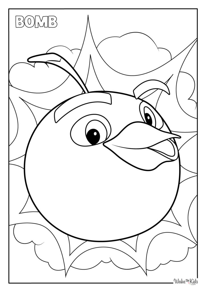 Angry Birds Coloring Pages (Free Printable PDFs) | WakeTheKids