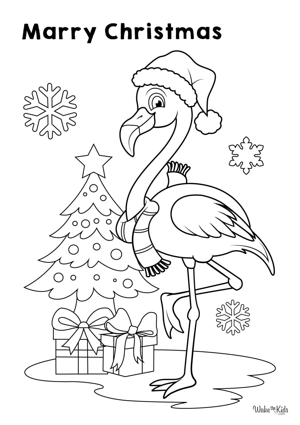 Flamingo Coloring Pages (Free Printable PDFs) | WakeTheKids