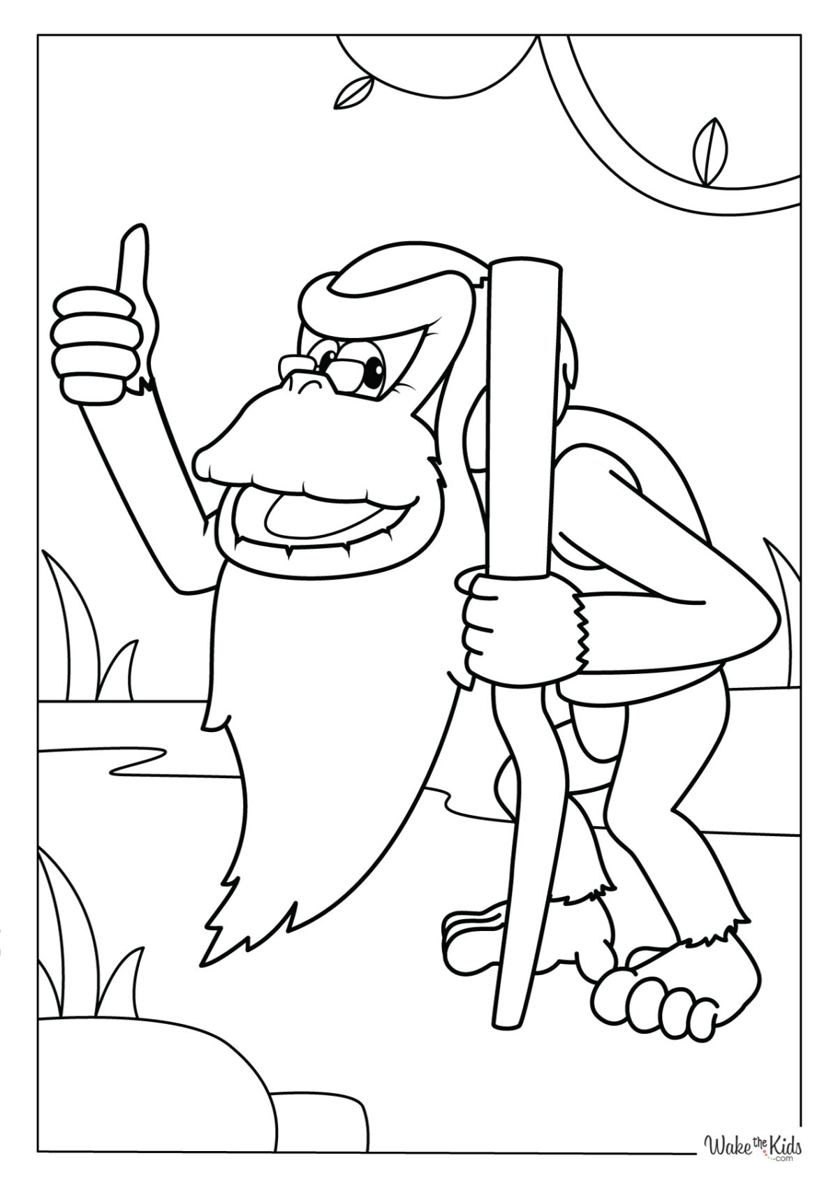 Donkey Kong Coloring Pages (Free Printable PDFs) | WakeTheKids