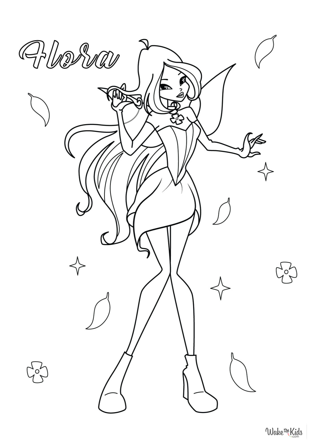 Winx Club Coloring Pages (Free Printable PDFs) | WakeTheKids