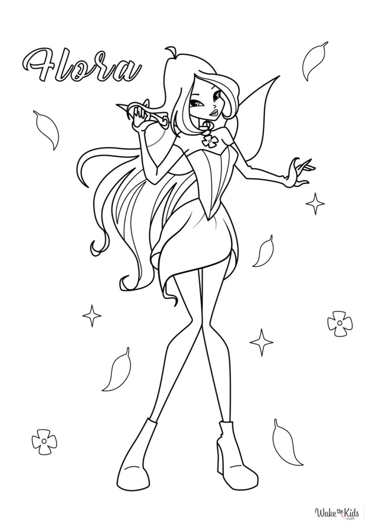 Winx Club Coloring Pages (Free Printable PDFs) | WakeTheKids