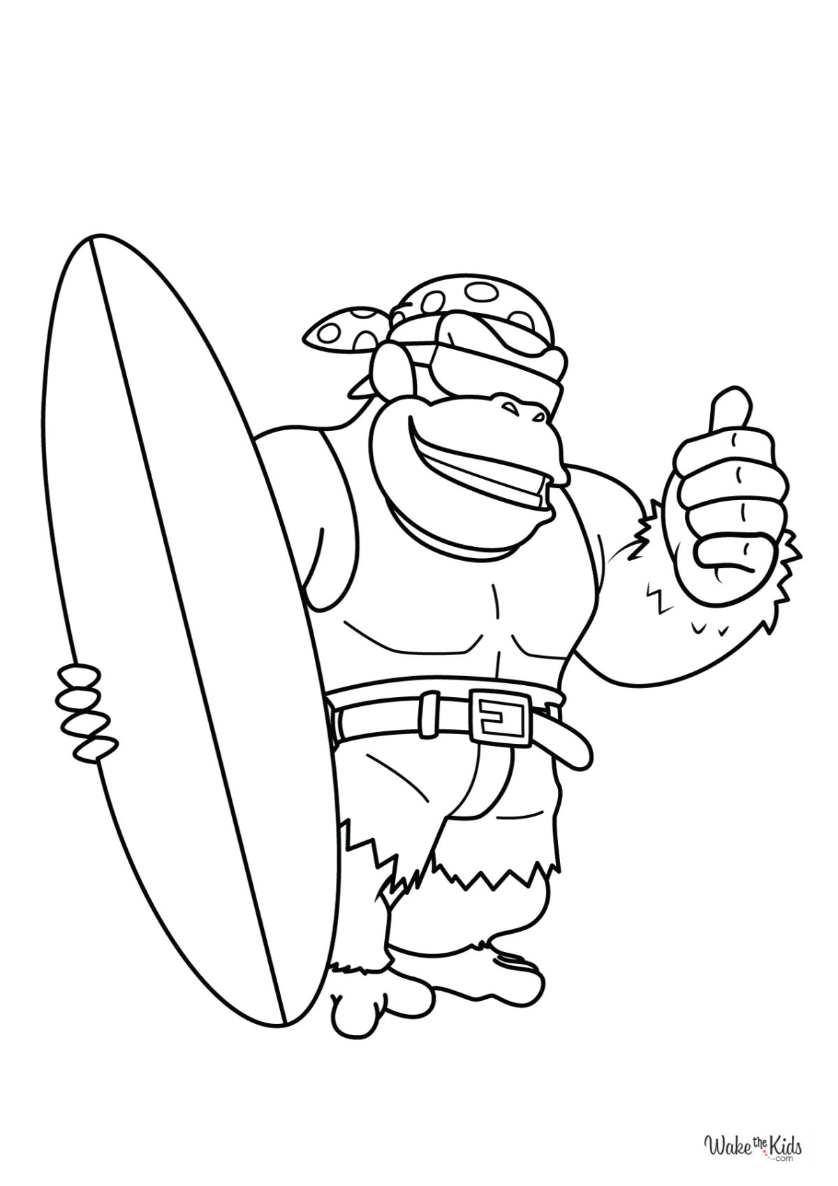 Donkey Kong Coloring Pages (Free Printable PDFs) | WakeTheKids