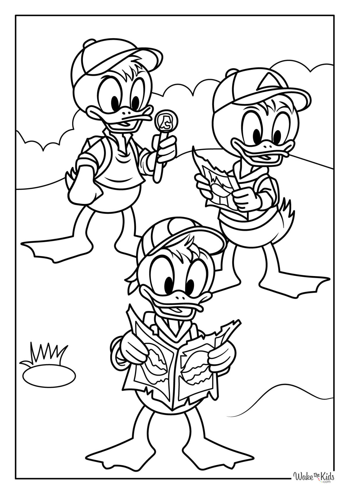 Ducktales Coloring Pages (Free Printable PDFs) | WakeTheKids