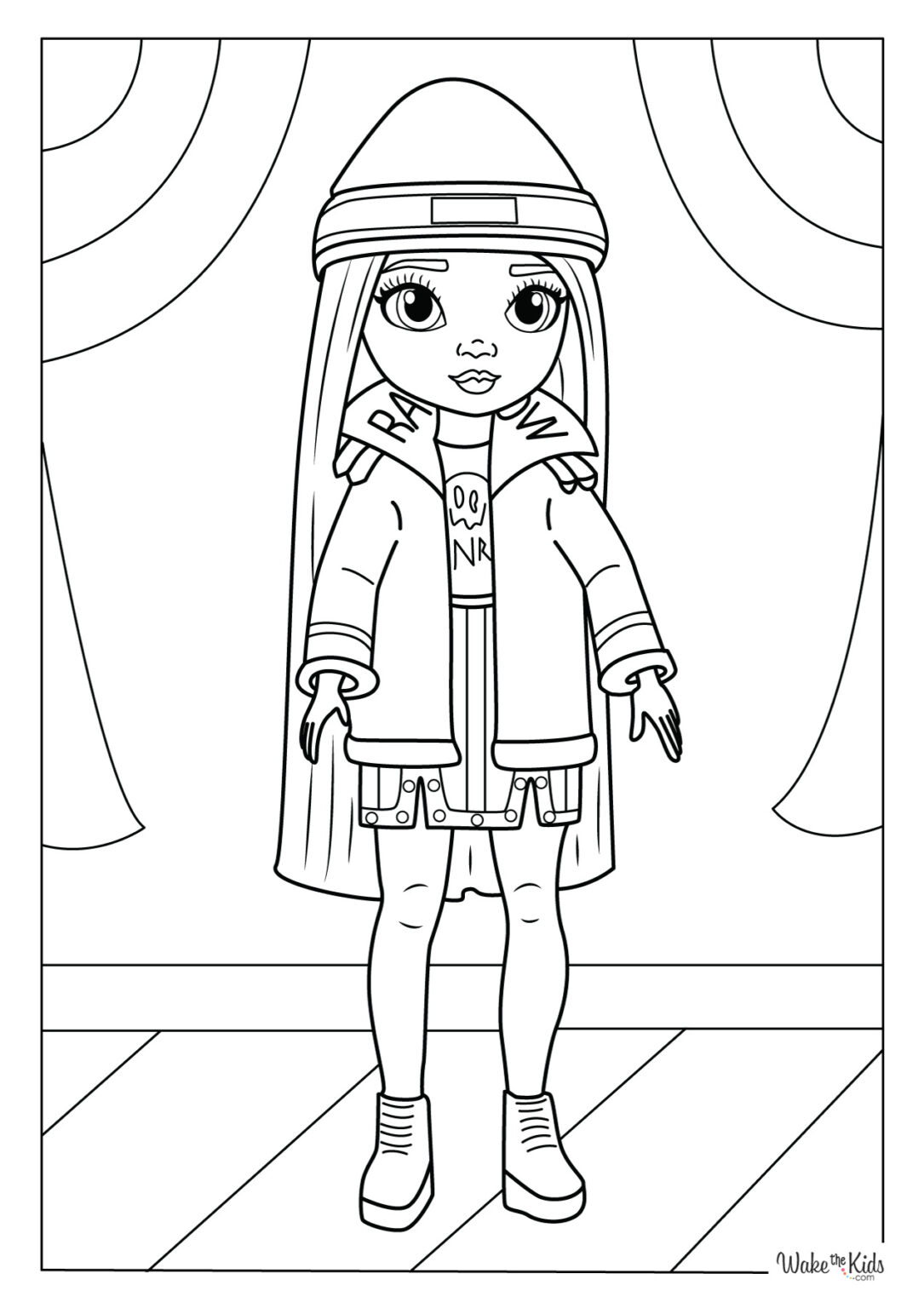 Rainbow High Coloring Pages (Free Printable PDFs) | WakeTheKids