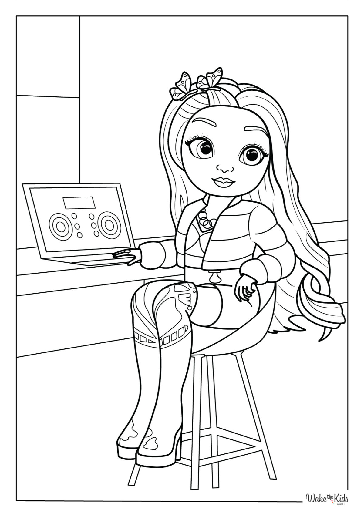 Rainbow High Coloring Pages (Free Printable PDFs) | WakeTheKids