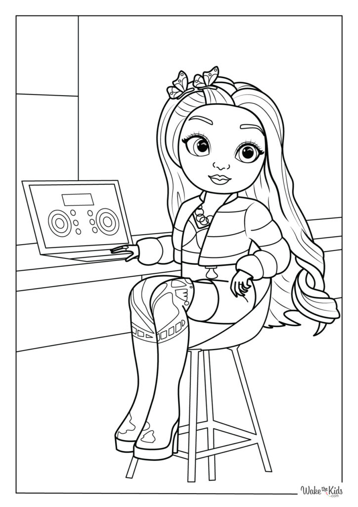 Rainbow High Coloring Pages (Free Printable PDFs) | WakeTheKids