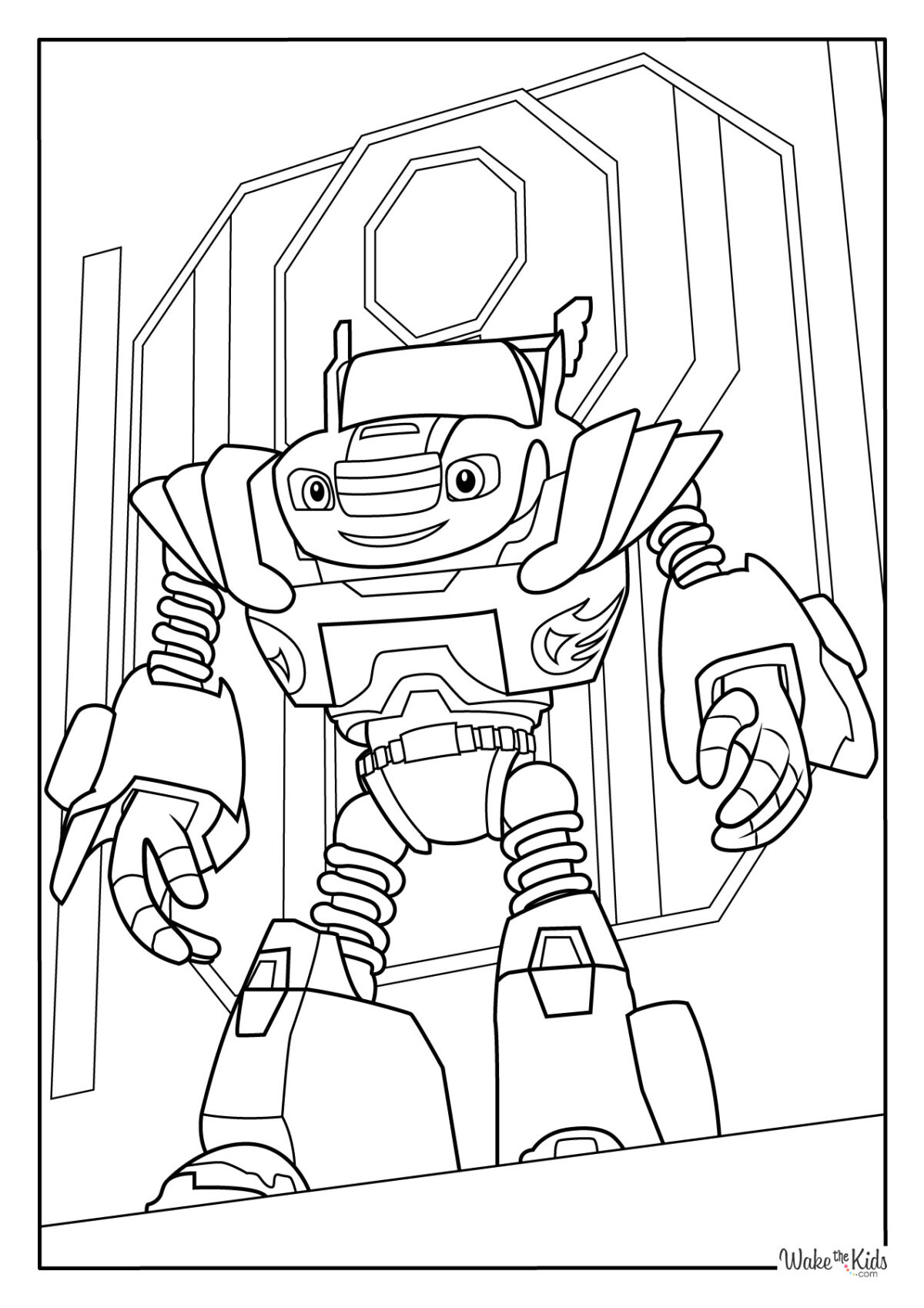 Blaze and the Monster Machines Coloring Pages (Free Printable PDFs ...