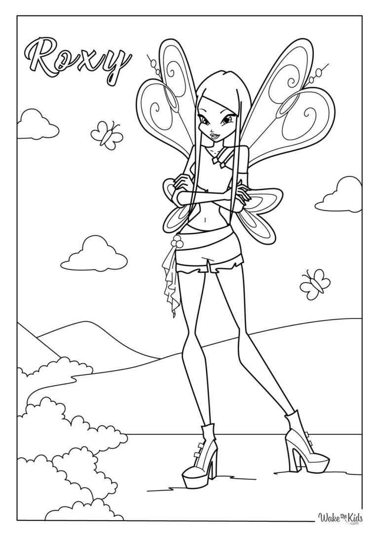Winx Club Coloring Pages (Free Printable PDFs) | WakeTheKids