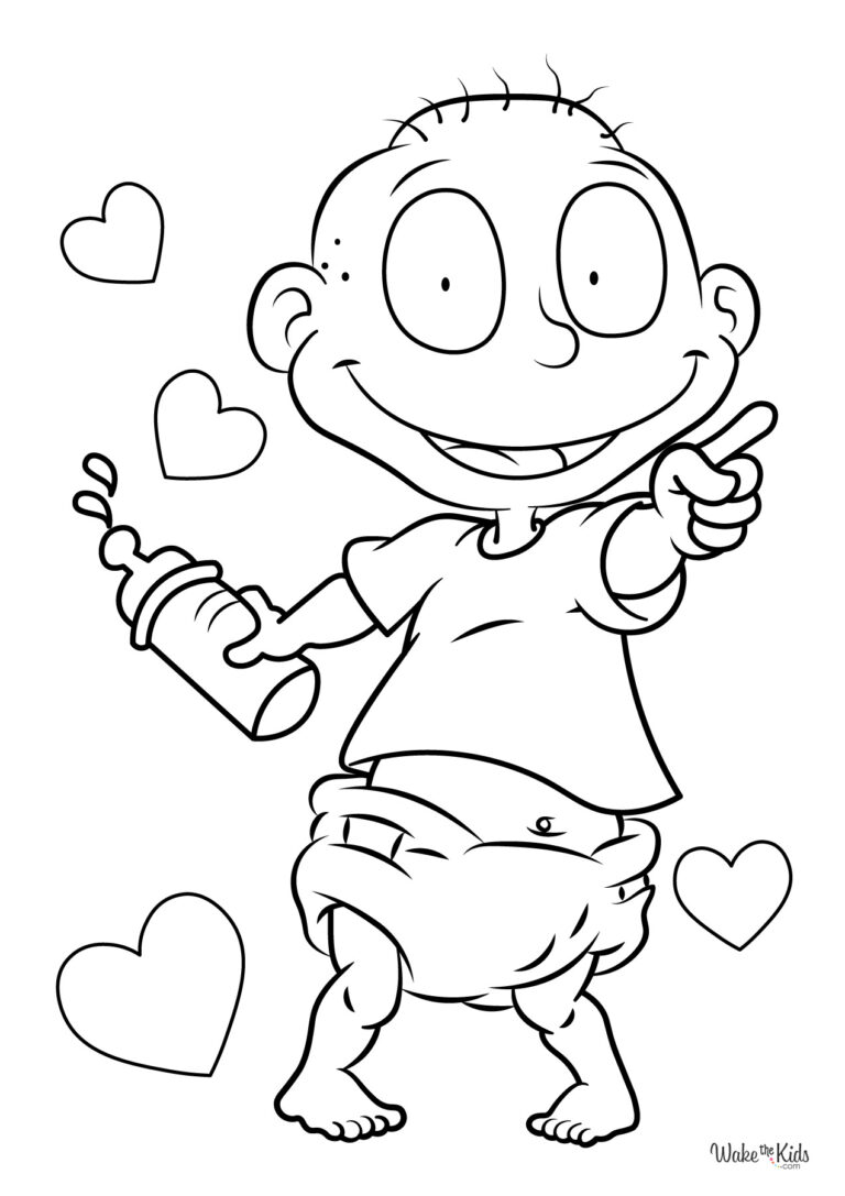 Rugrats Coloring Pages (Free Printable PDFs) | WakeTheKids
