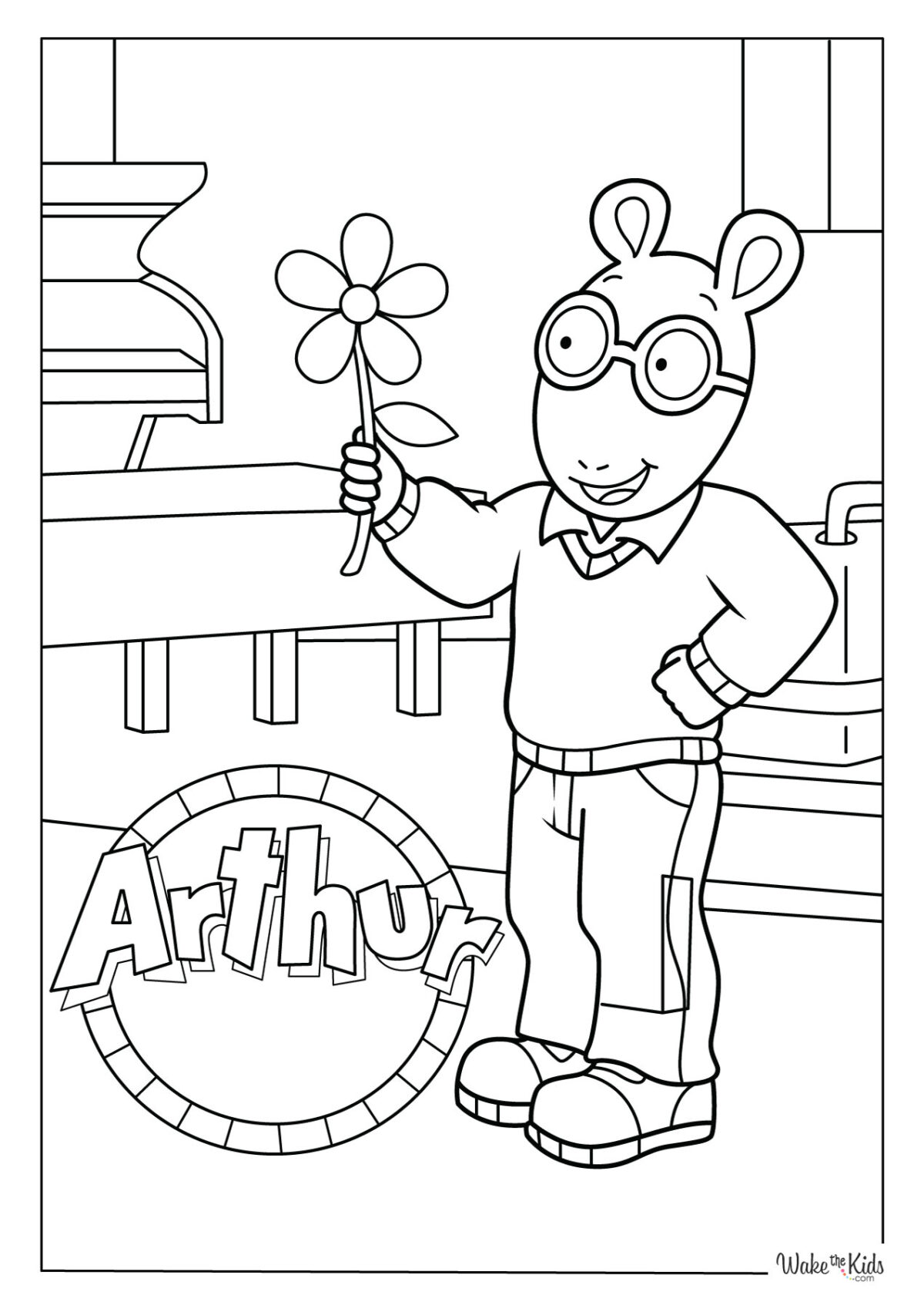 Arthur Coloring Pages (Free Printable PDFs) | WakeTheKids
