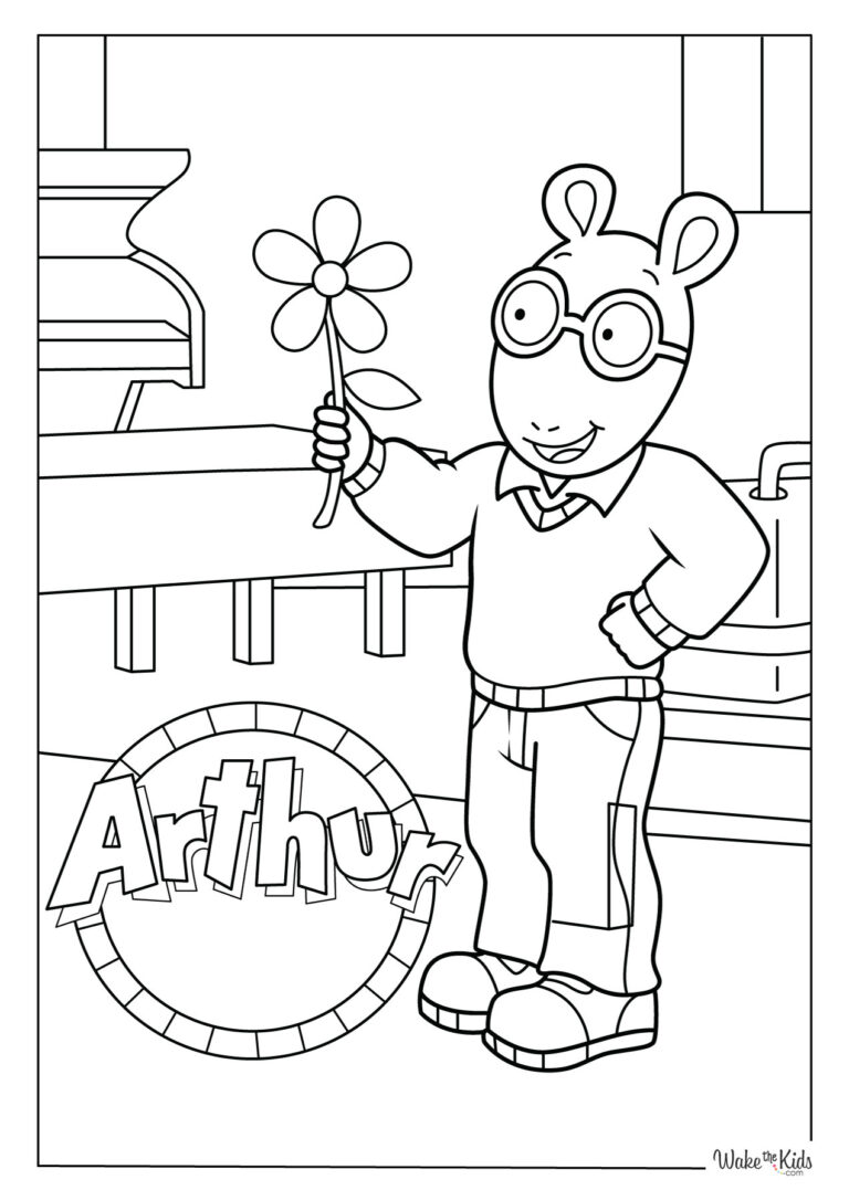 Arthur Coloring Pages (Free Printable PDFs) | WakeTheKids