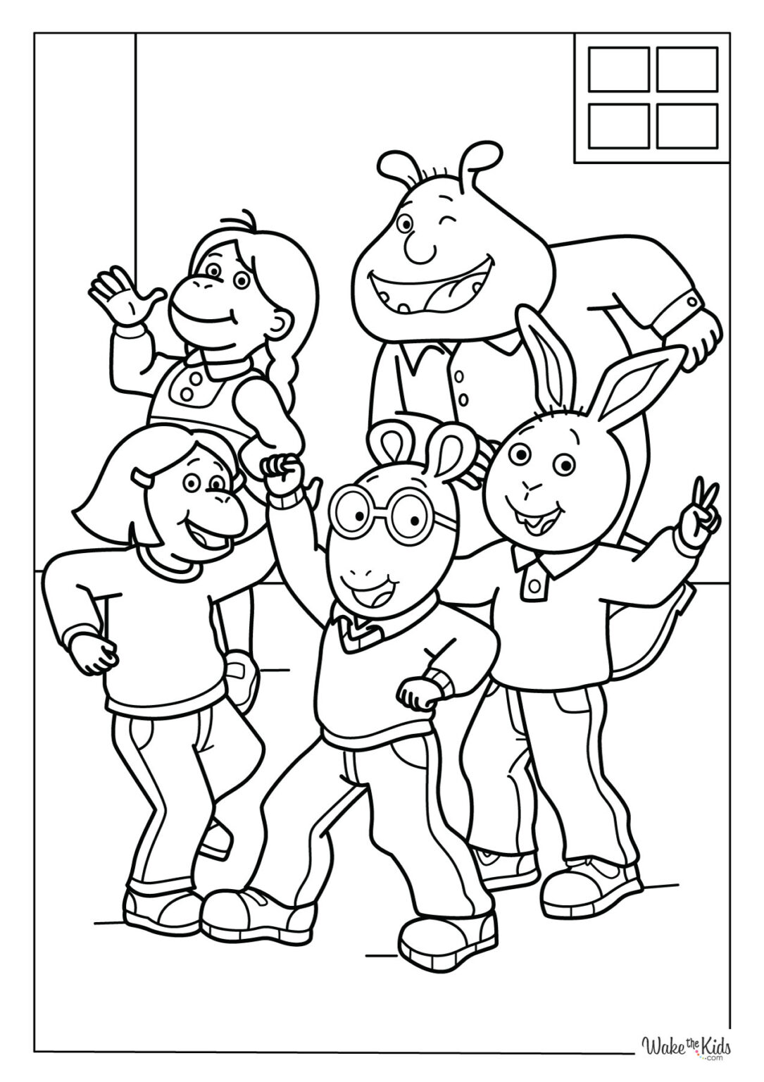 Arthur Coloring Pages (Free Printable PDFs) | WakeTheKids