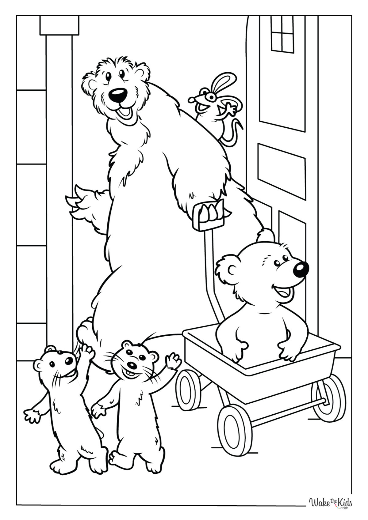 Bear in the Big Blue House Coloring Pages (Free Printable PDFs ...