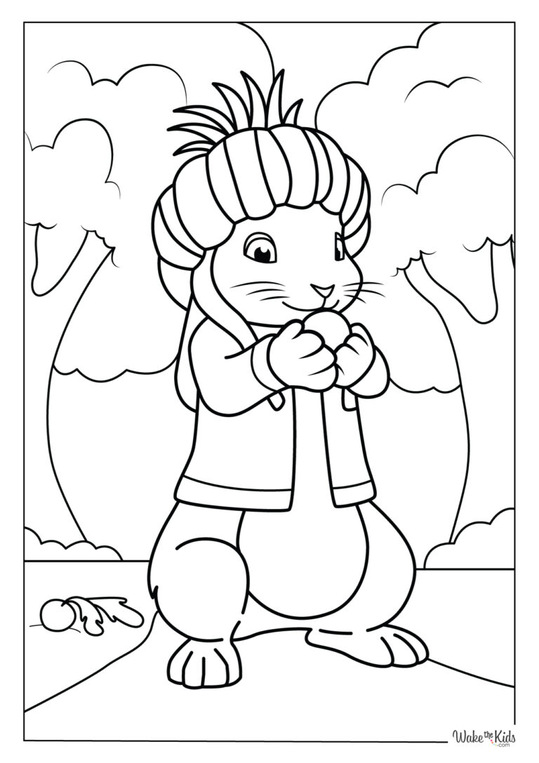 Peter Rabbit Coloring Pages (Free Printable PDFs) | WakeTheKids