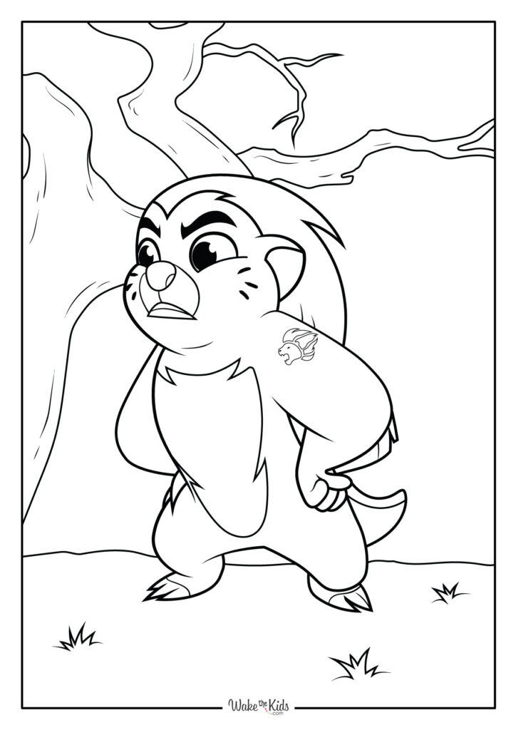Lion Guard Coloring Pages (Free Printable PDFs) | WakeTheKids