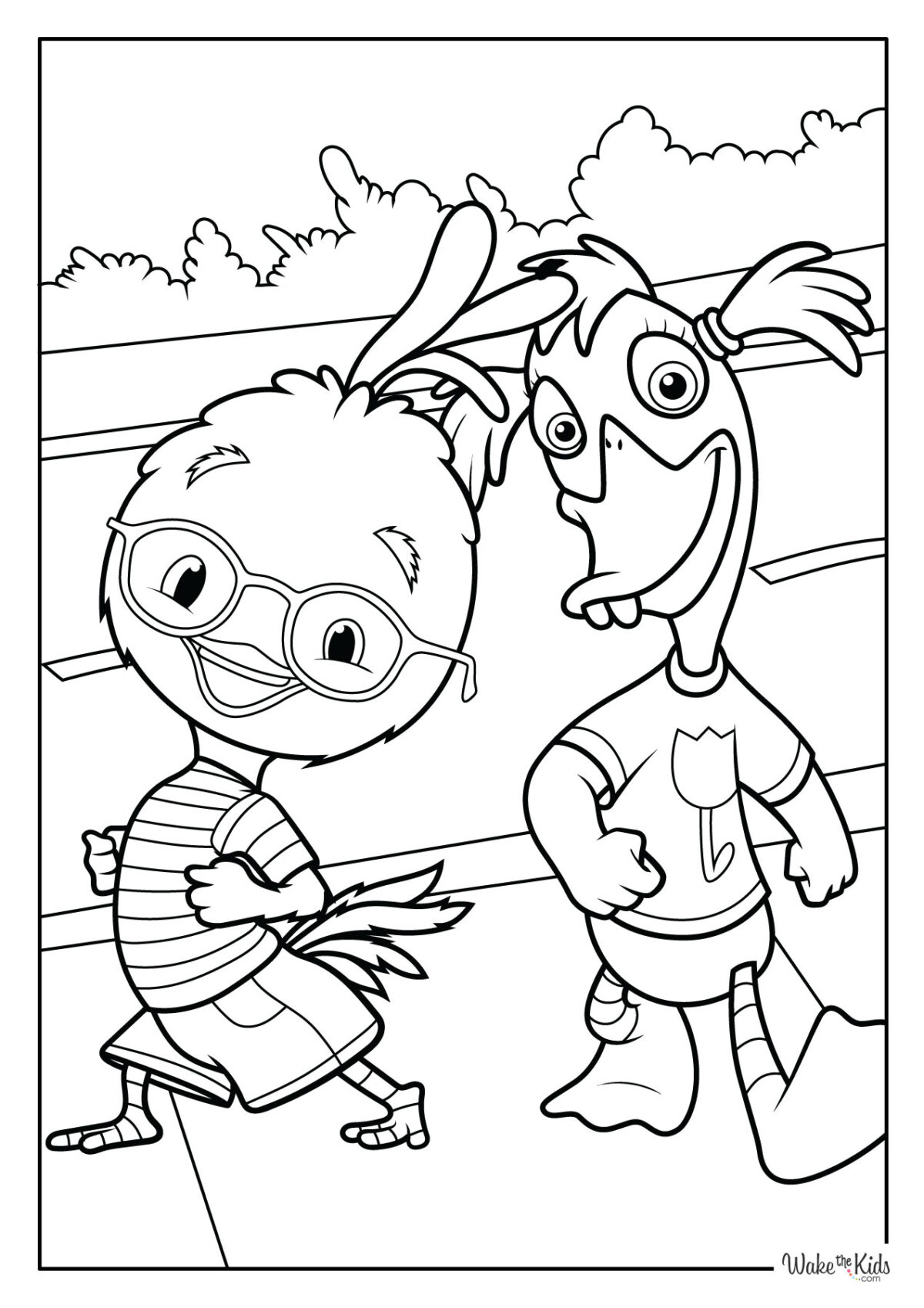 Chicken Little Coloring Pages (Free Printable PDFs) | WakeTheKids