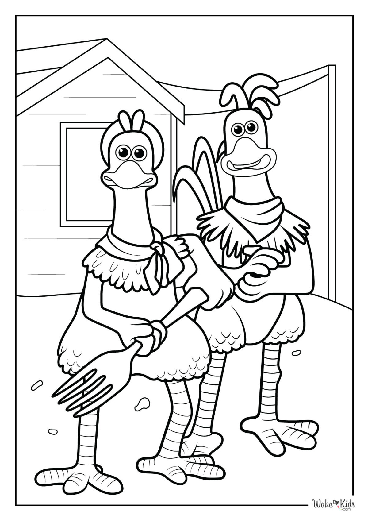 Chicken Little Coloring Pages (Free Printable PDFs) | WakeTheKids