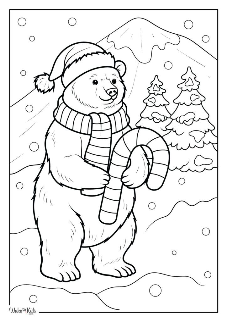Polar Bear Coloring Pages (Free Printable PDFs) | WakeTheKids