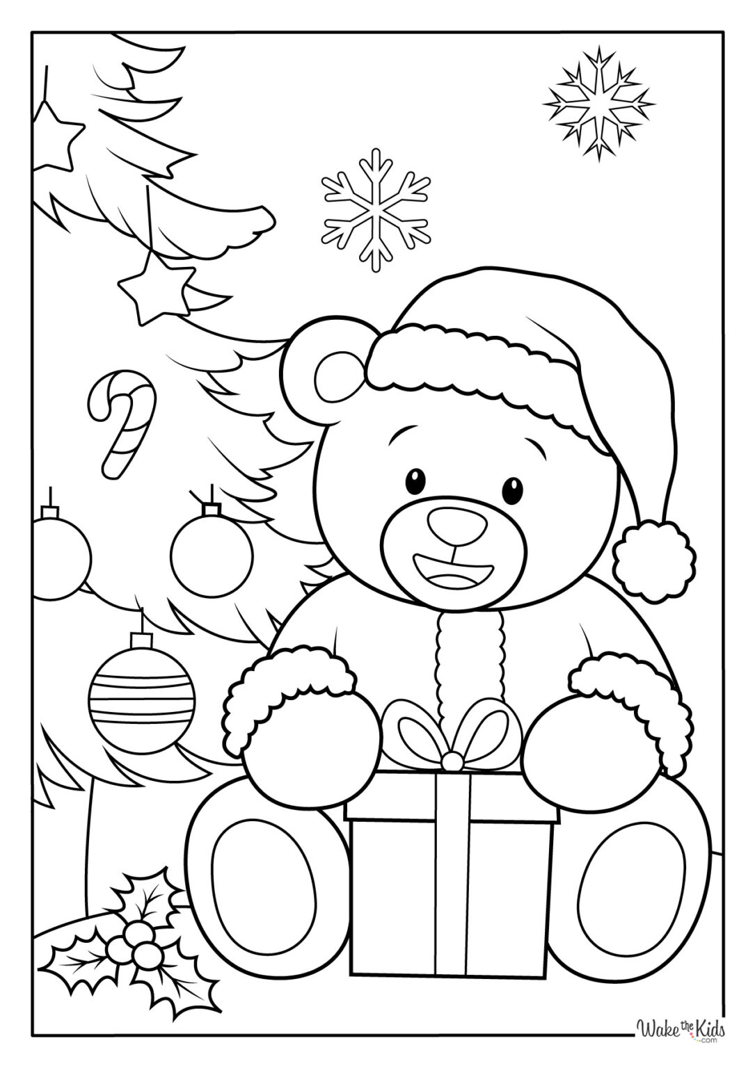 Teddy Bear Coloring Pages (Free Printable PDFs) | WakeTheKids