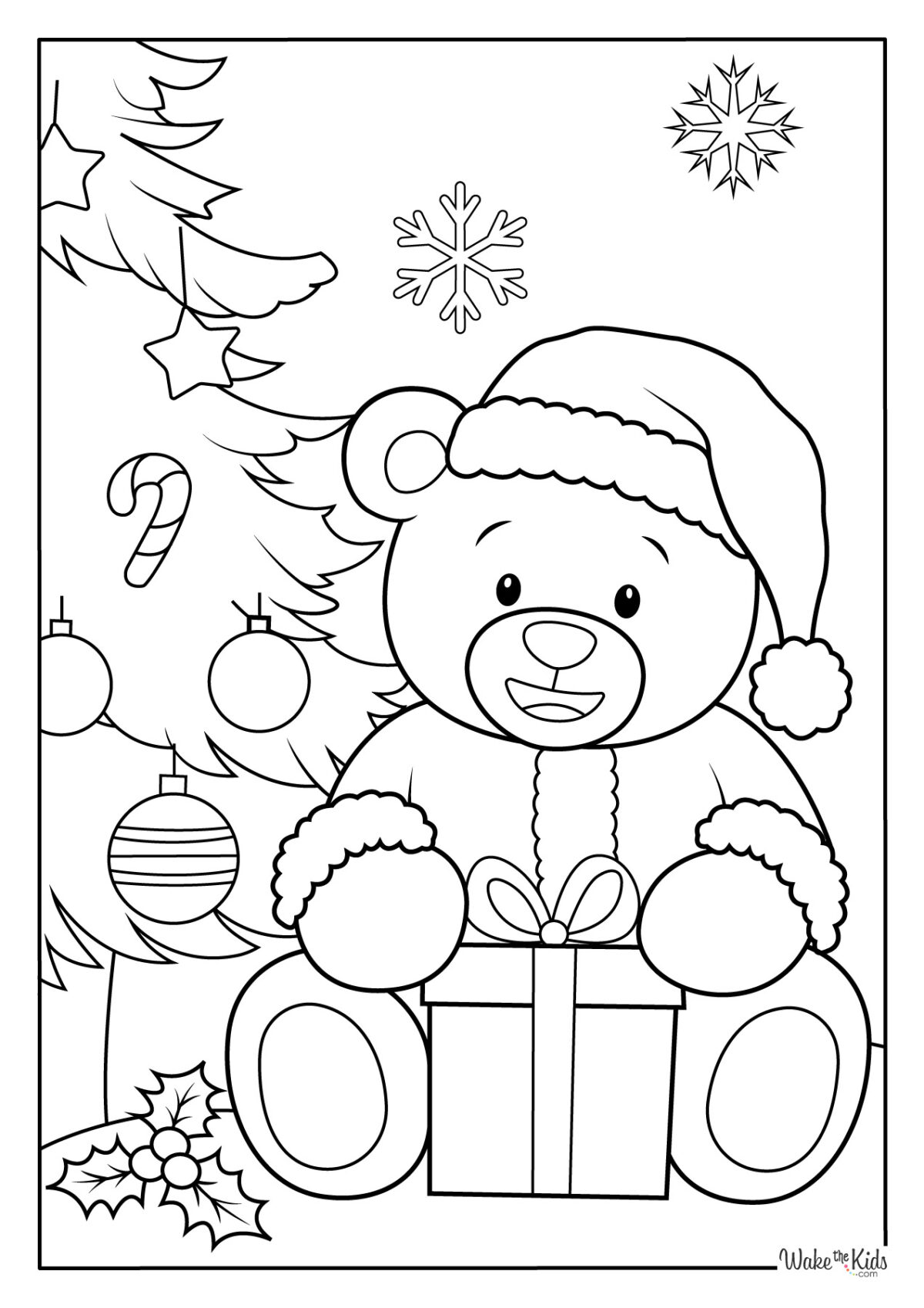 Teddy Bear Coloring Pages (Free Printable PDFs) | WakeTheKids