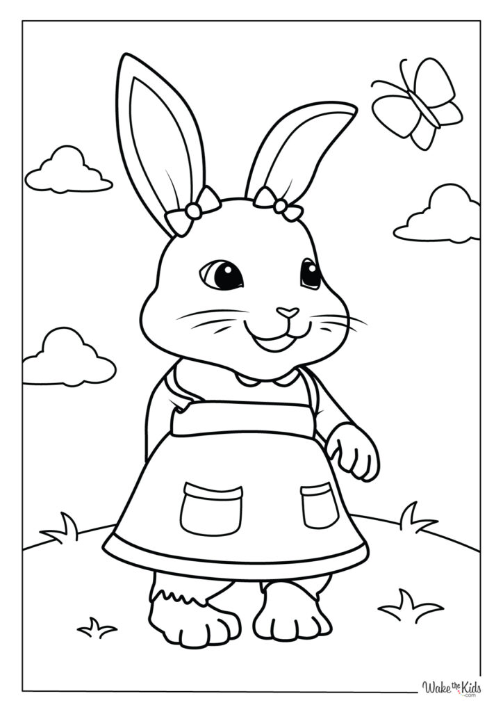 Peter Rabbit Coloring Pages (Free Printable PDFs) | WakeTheKids